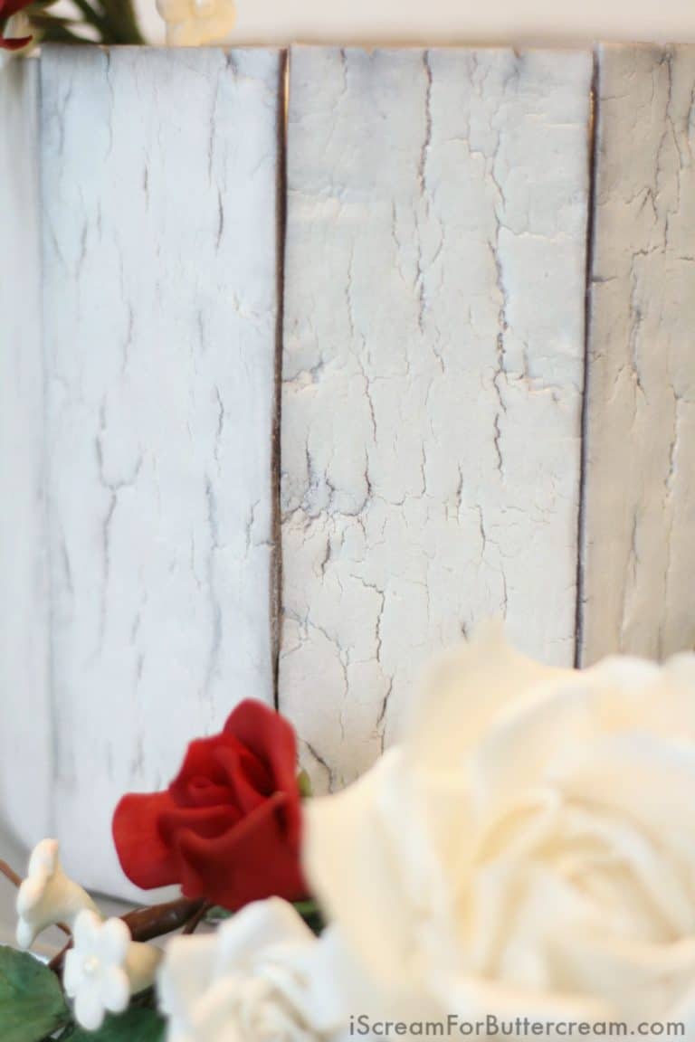 Elegant Rustic Silver Wedding Cake - I Scream for Buttercream