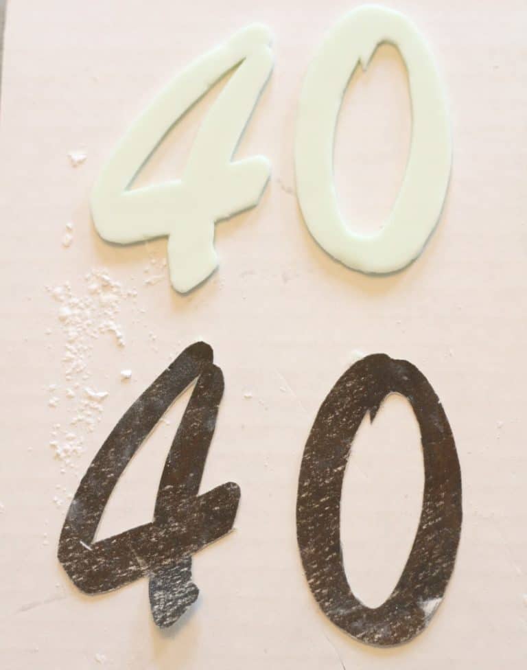 40 and Fabulous Mint and Gold Cake Tutorial - I Scream for Buttercream