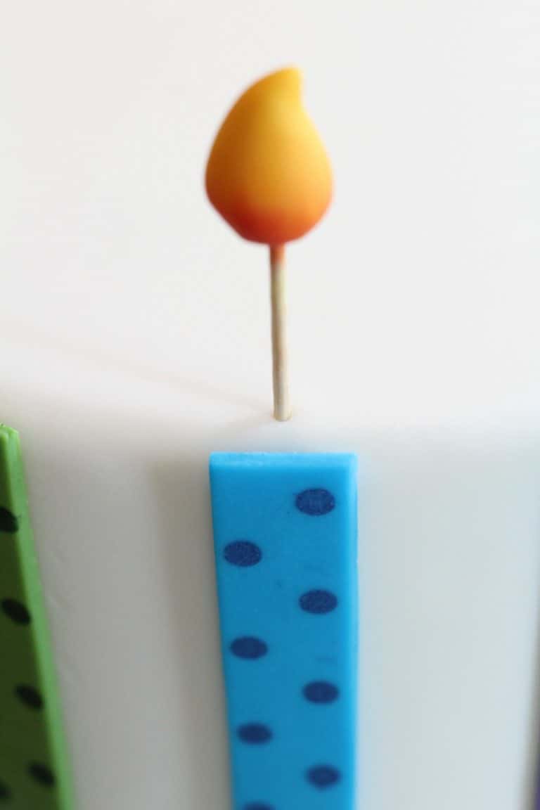 Easy Fondant Birthday Cake Tutorial - I Scream for Buttercream