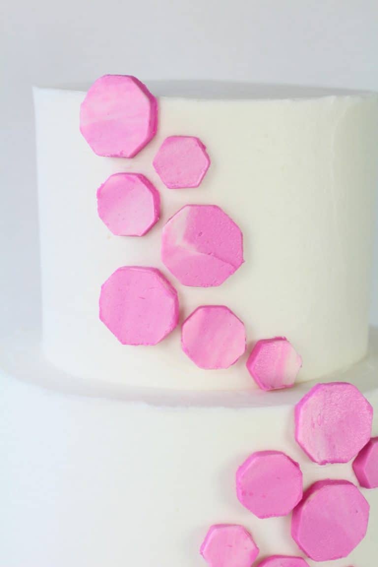 Geometric Buttercream Cake - I Scream for Buttercream