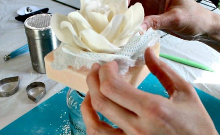 How to Make a Large Gumpaste Rose - I Scream for Buttercream