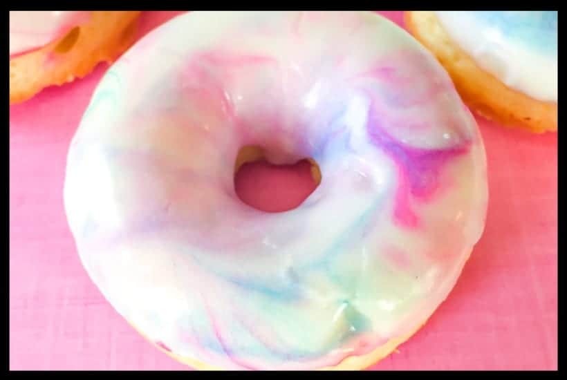 Cotton Candy Baked Cake Donuts - I Scream for Buttercream
