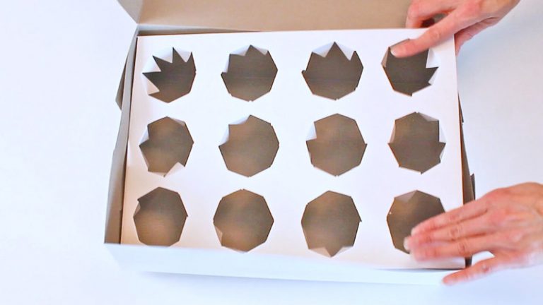 DIY Cupcake Box Inserts - I Scream for Buttercream