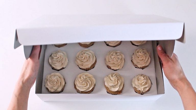 DIY Cupcake Box Inserts - I Scream for Buttercream