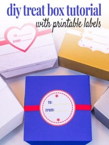 DIY Treat Boxes with Printable Labels - I Scream for Buttercream