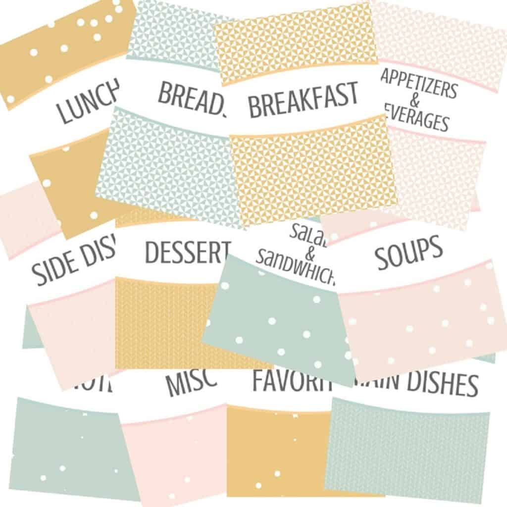 Free Recipe Binder Printables - I Scream for Buttercream