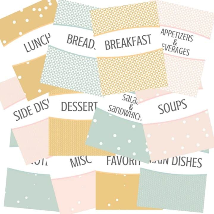 Free Recipe Binder Printables - I Scream for Buttercream