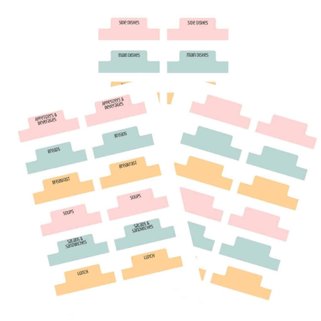 Free Recipe Binder Printables - I Scream for Buttercream