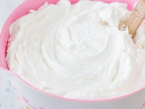 White buttercream store