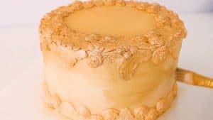 Antiqued Bas Relief Cake - I Scream for Buttercream