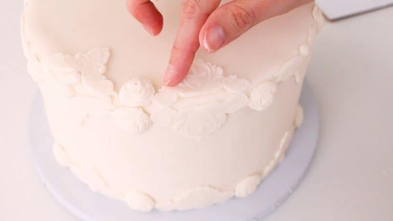 Antiqued Bas Relief Cake - I Scream for Buttercream