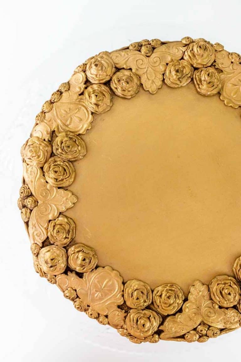 Antiqued Bas Relief Cake - I Scream for Buttercream