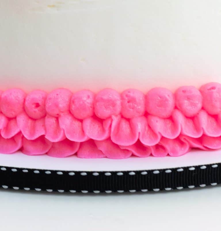 12 Simple and Easy Buttercream Cake Borders - I Scream for Buttercream