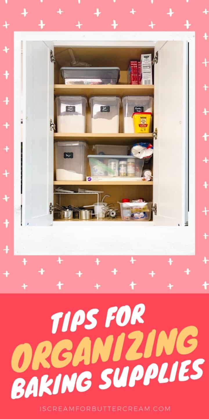 Pretty & Functional Ways to Organize Baking Supplies (pans, ingredients ...