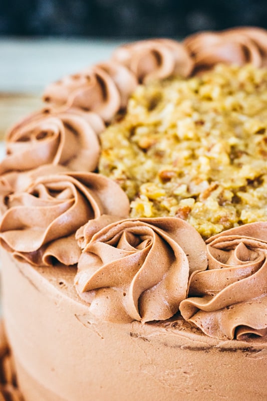 German Chocolate Layer Cake - I Scream for Buttercream