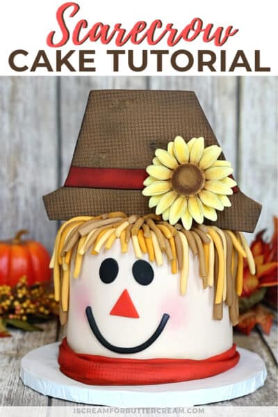 How to Make A Scarecrow Cake - I Scream for Buttercream