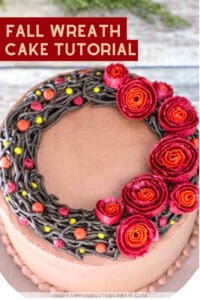 Fall Wreath Cake - I Scream for Buttercream