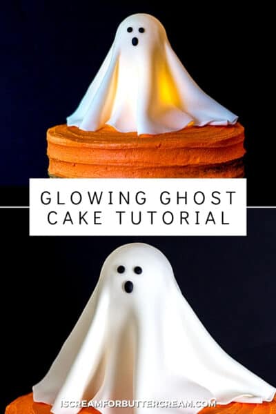 Glowing Ghost Cake Tutorial - I Scream for Buttercream