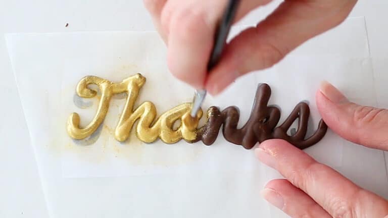 Give Thanks Thanksgiving Cake Tutorial - I Scream for Buttercream