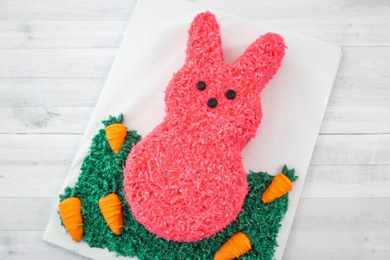 Giant Peeps Easter Bunny Cake - I Scream for Buttercream
