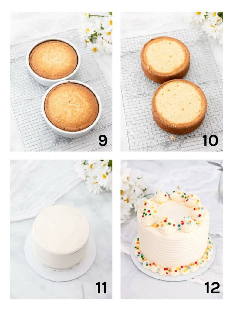 Mini 6 Inch Vanilla Cake Recipe - I Scream for Buttercream
