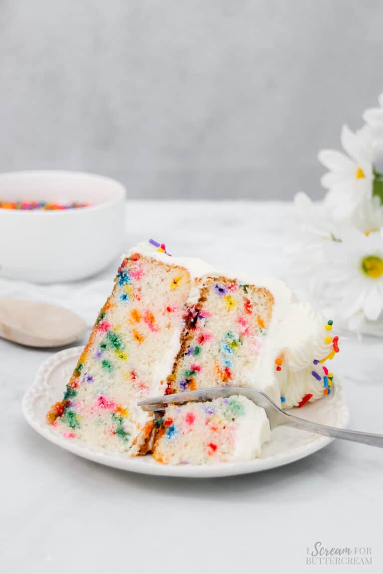 Best Funfetti (Confetti) Layer Cake from Scratch - I Scream for Buttercream
