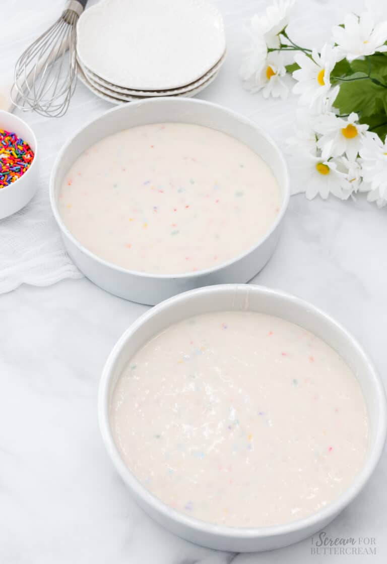 Best Funfetti (Confetti) Layer Cake from Scratch - I Scream for Buttercream