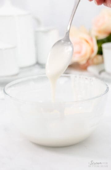 Simple and Easy Cake Glaze (without butter) - I Scream for Buttercream