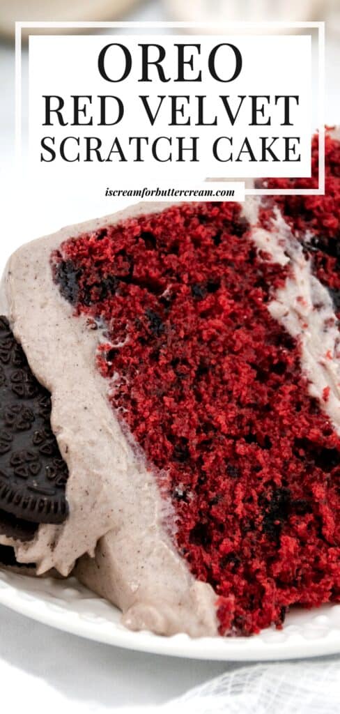Red Velvet Oreo Cake with Oreo Cream Cheese Buttercream - I Scream for ...