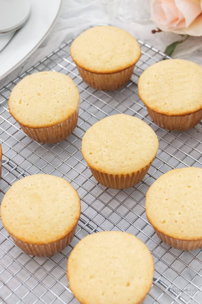 Vanilla Sour Cream Cupcakes (from scratch) - I Scream for Buttercream