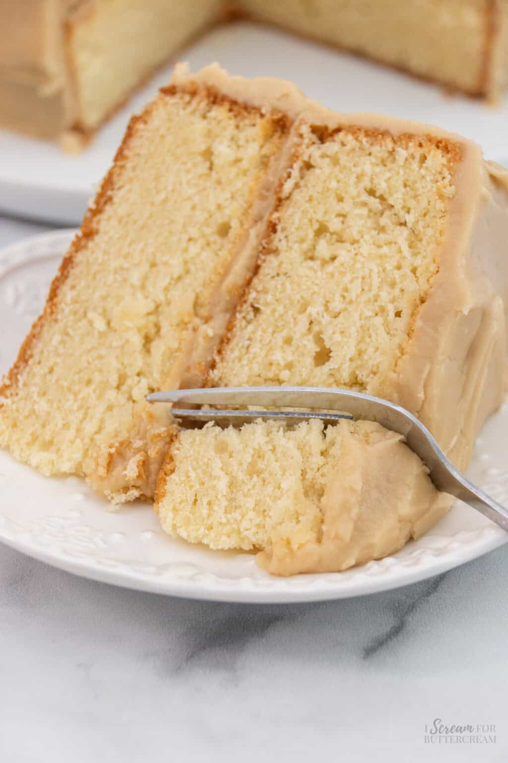 Southern Caramel Cake with Caramel Frosting - I Scream for Buttercream